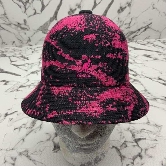 Kangol | Accessories | Mens Kangol Black Hot Pink Airbrush Casual Hat ...